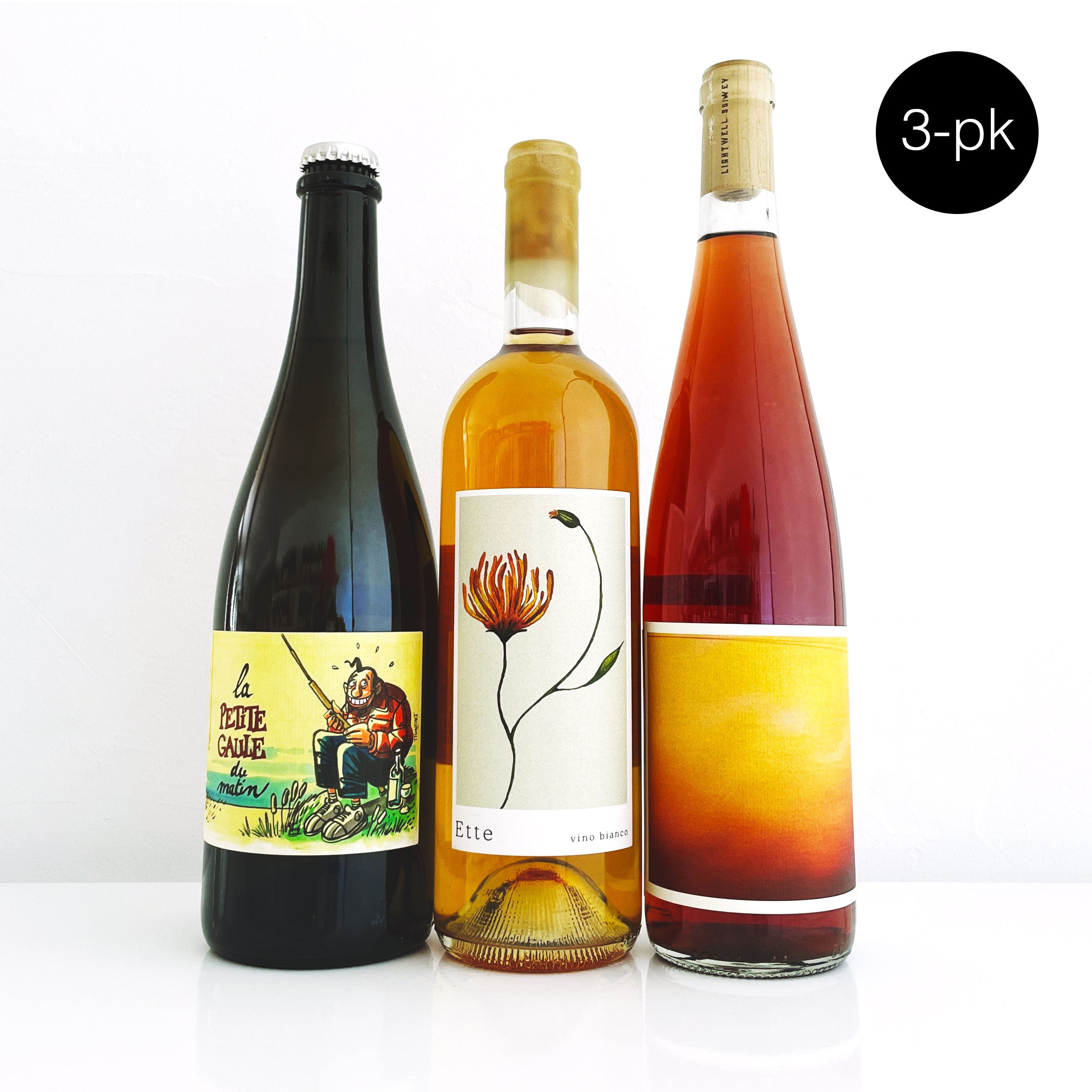 Custom 3-Pack: Bottle Trifecta | Gemini × Happy Ice Cream