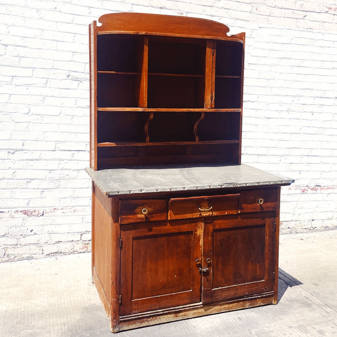 Zinc-Top Possum Belly Baker’s Cabinet | Gemini × Happy Ice Cream